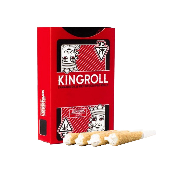 KINGROLL - Sour Diesel X Pineapple Express Infused Prerolls 3G 4/PK