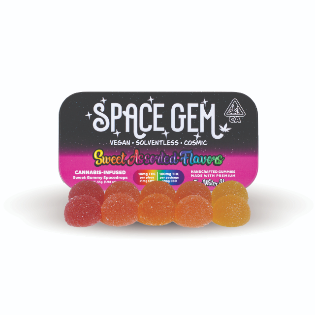 SPACE GEM - Sweet Space Drops Gummies 10/PK 100MG